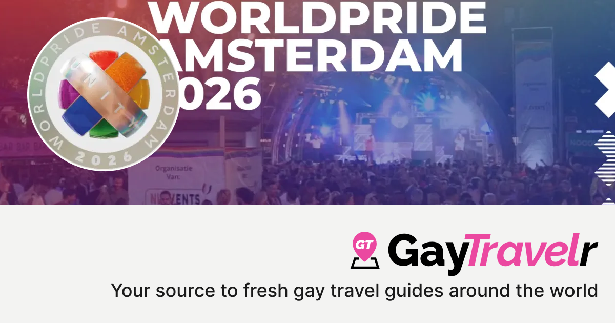 World Pride 2026 in Amsterdam, Netherlands (July 31, 2026) - GayTravelr