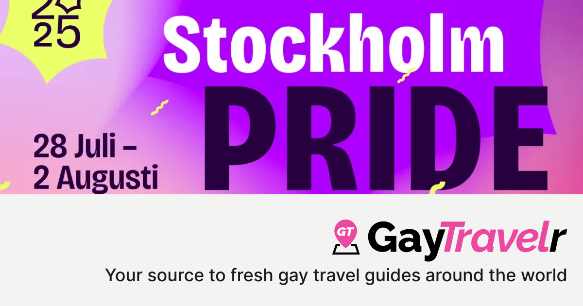 Stockholm Pride 2025 in Stockholm, Sweden (July 28, 2025) - GayTravelr