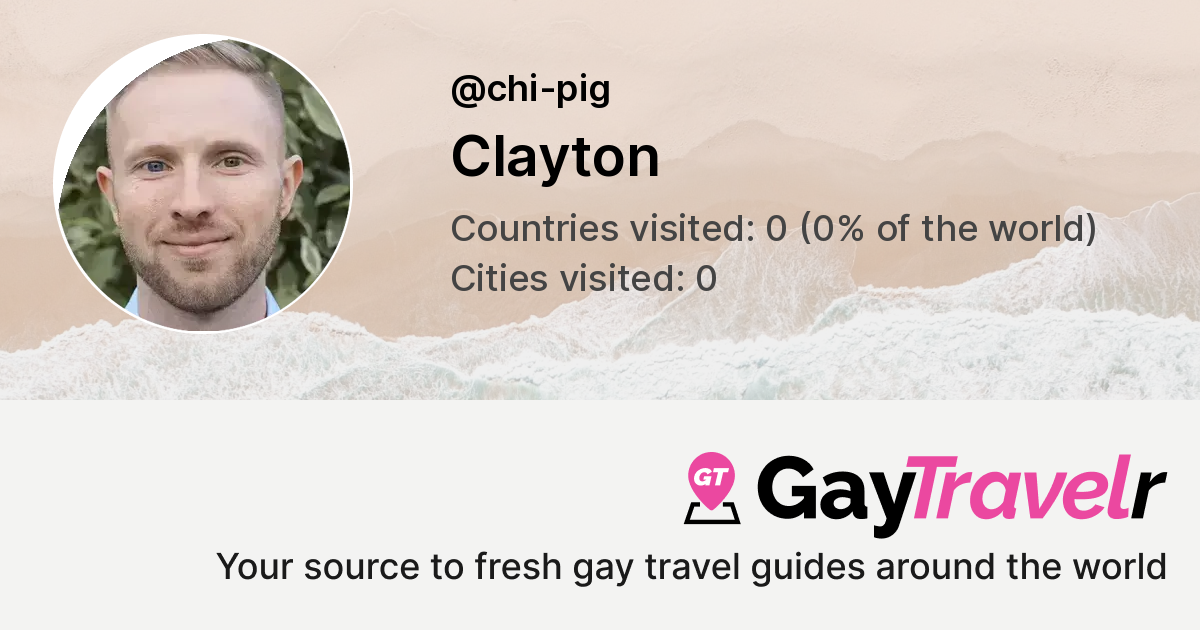 @chi-pig - Clayton in United States - GayTravelr - GayTravelr