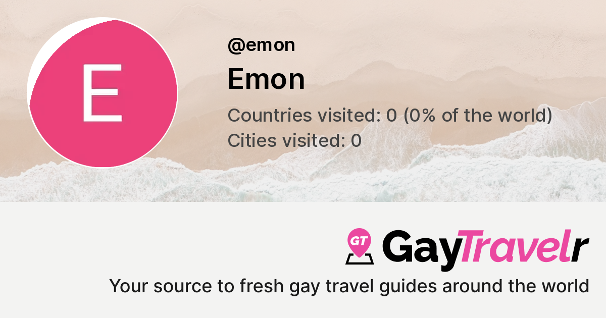 @emon - Emon in Vietnam - GayTravelr - GayTravelr