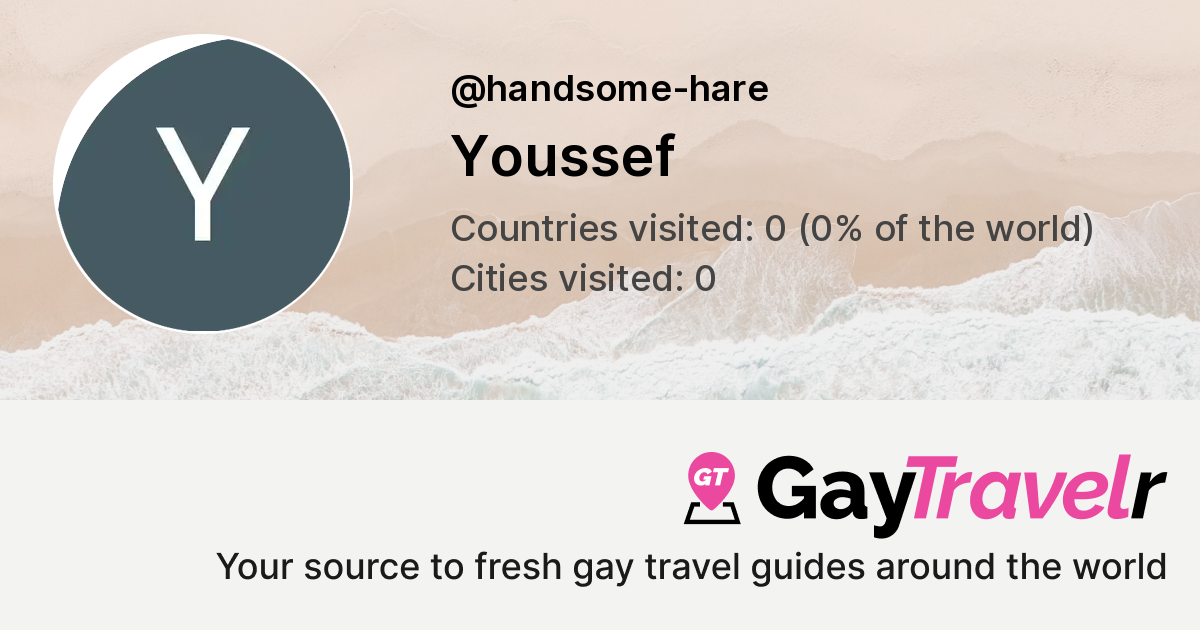 @handsome-hare - Youssef - GayTravelr - GayTravelr